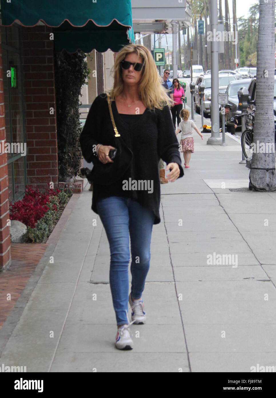 Rachel Hunter out and about in Beverly Hills Featuring: Rachel Hunter ...