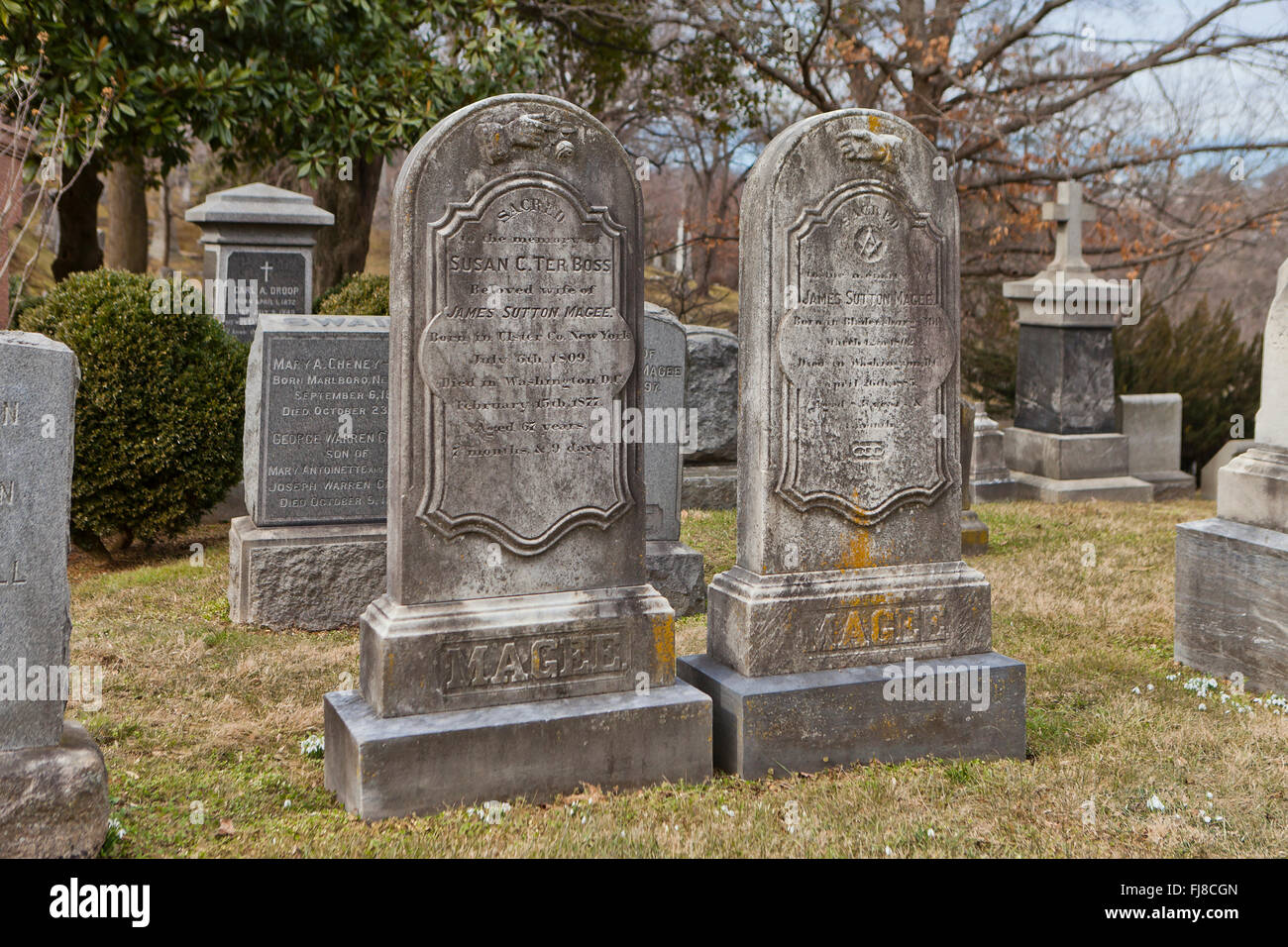 Oak cemetery hi-res stock photography and images - Alamy