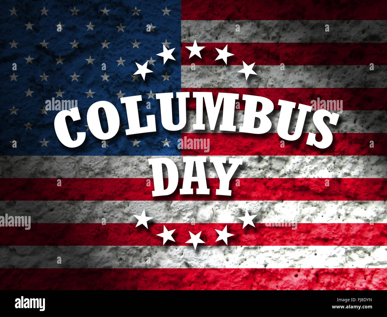 Christopher columbus american flag hi-res stock photography and images ...