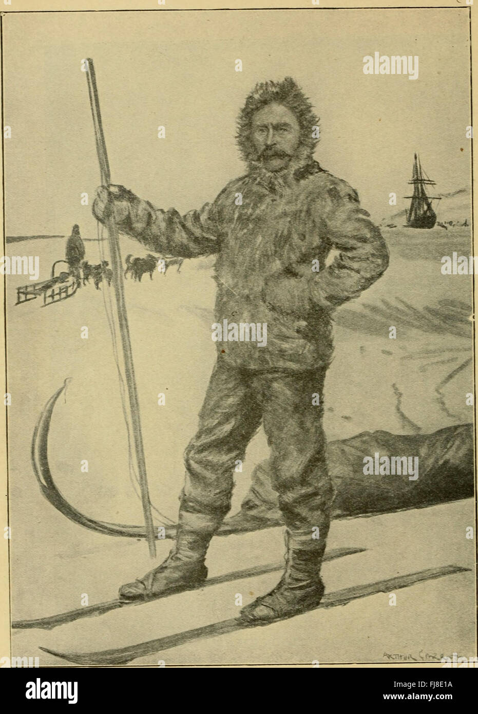 Dr. Frederick A. Cook's and Commander Robert E. Peary's competing ...