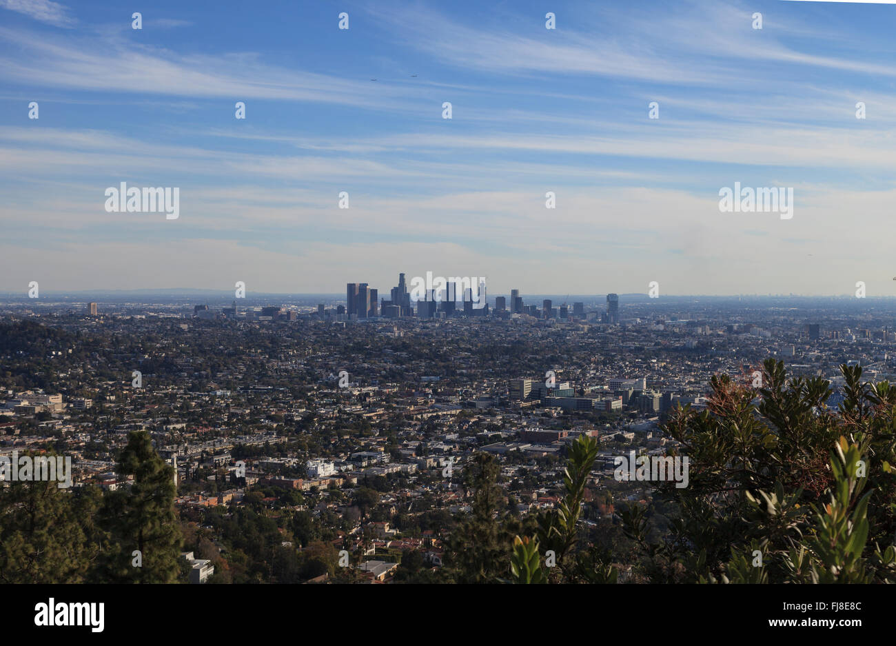 Griffith observatory aerial hi-res stock photography and images - Alamy