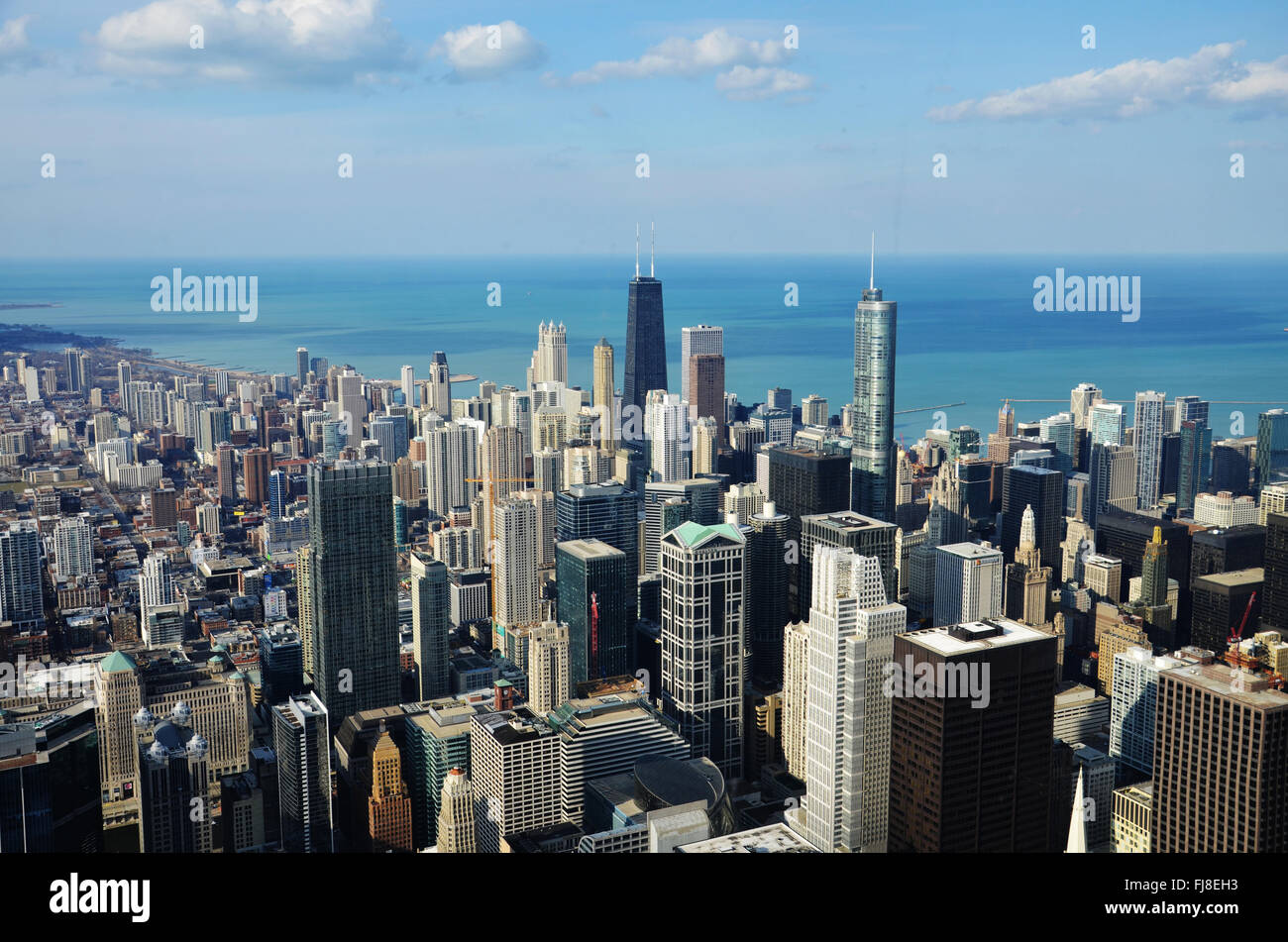 Aerial view of chicago hi-res stock photography and images - Alamy