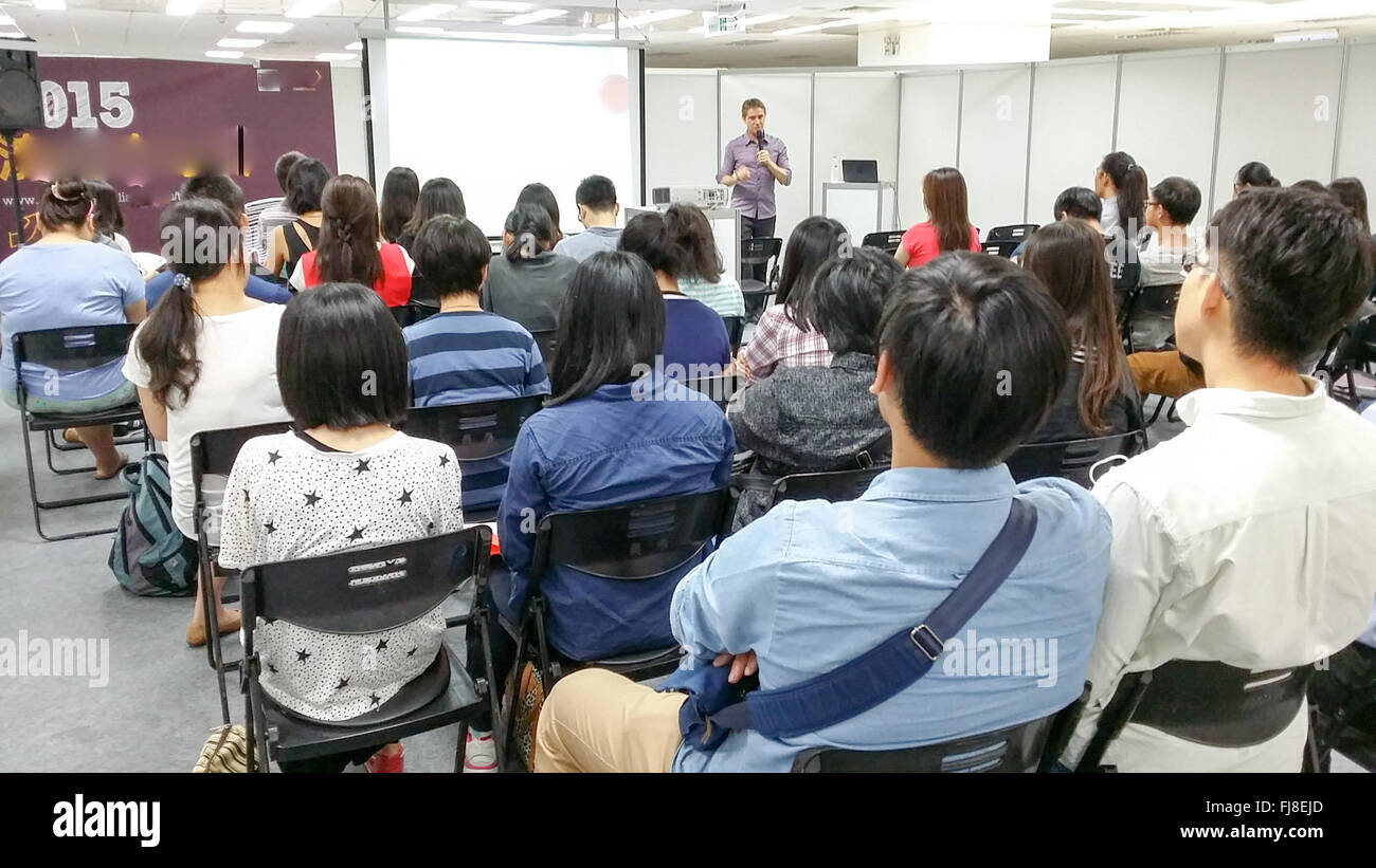 Presentation data speaker business hi-res stock photography and images ...