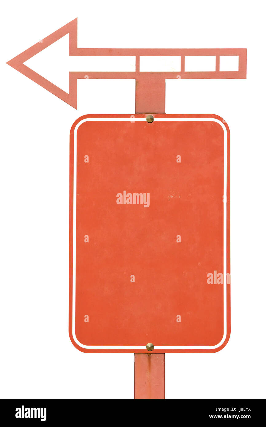 blank old traffic sign Stock Photo - Alamy