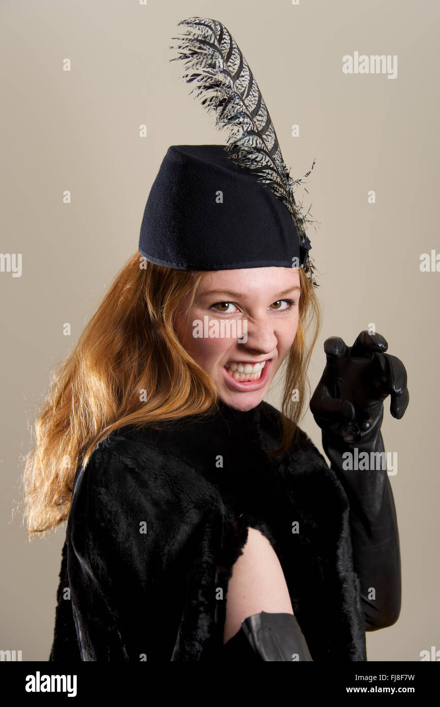 Snarl woman hi-res stock photography and images - Alamy
