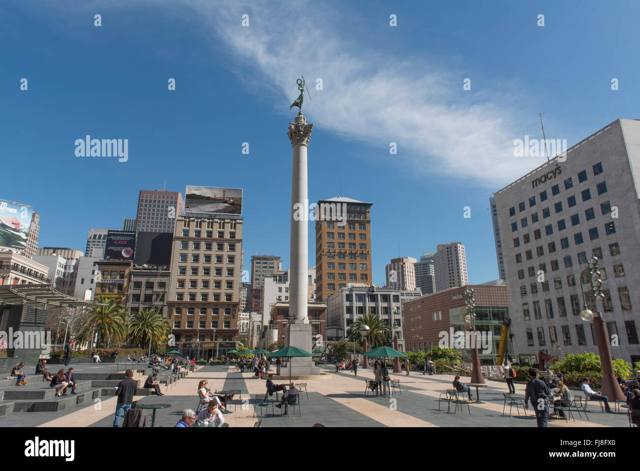 Union Square, Central San Francisco, California, USA Stock Photo - Alamy