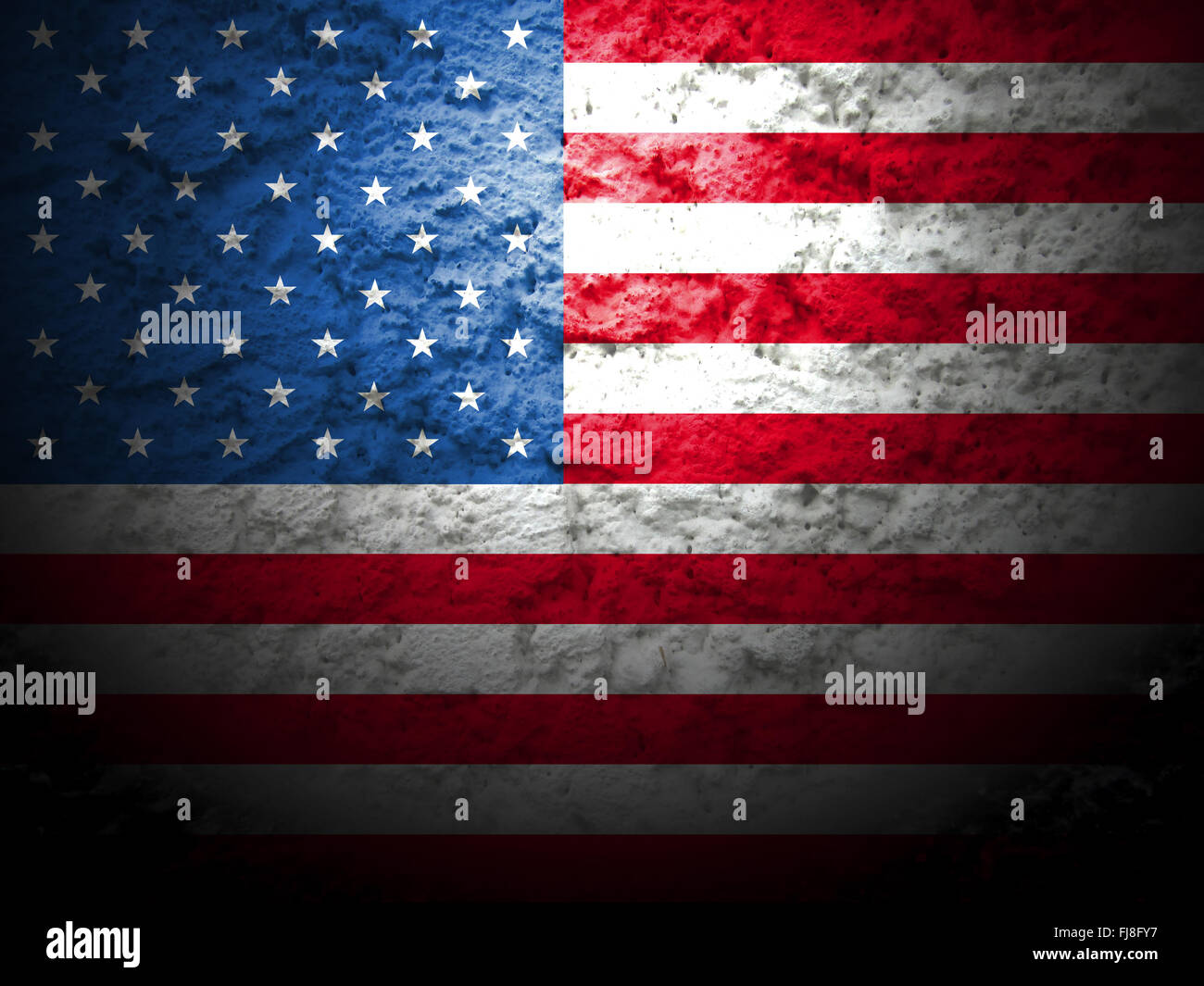 american flag grunge style background 3 Stock Photo - Alamy