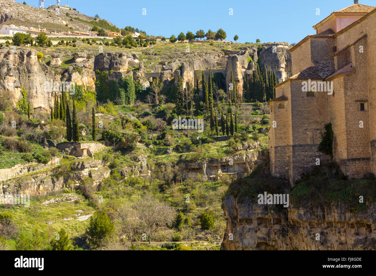 General view of the historic city of Cuenca, Spain Stock Photo - Alamy