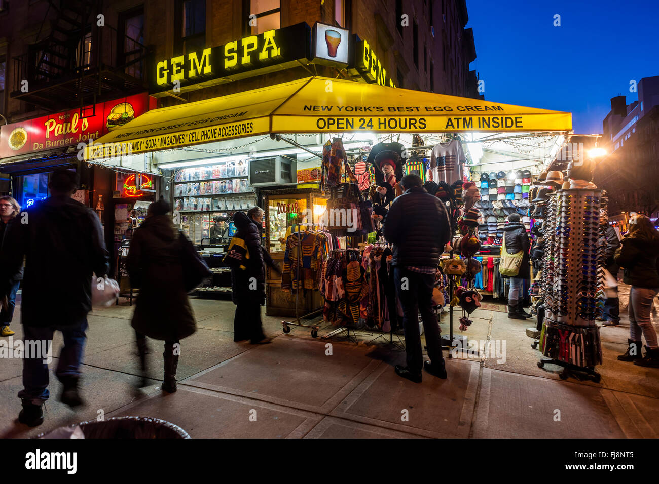 New York, NY 6 February 2016 - Gem Spa on Saint's Marks Place ©Stacy ...