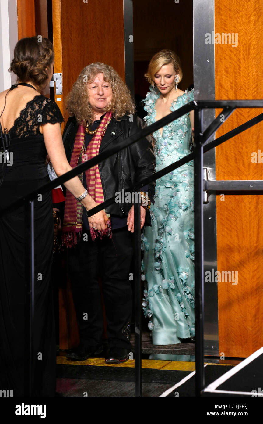 Hollywood, California. 28th Feb, 2016. Costume designer Jenny Beavan ...