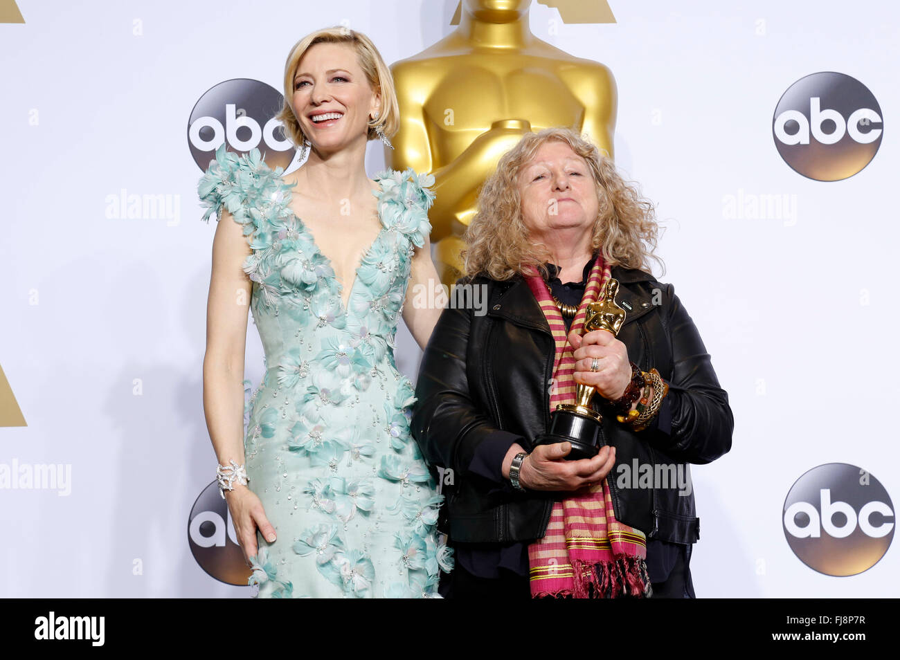Hollywood, California. 28th Feb, 2016. Costume designer Jenny Beavan ...