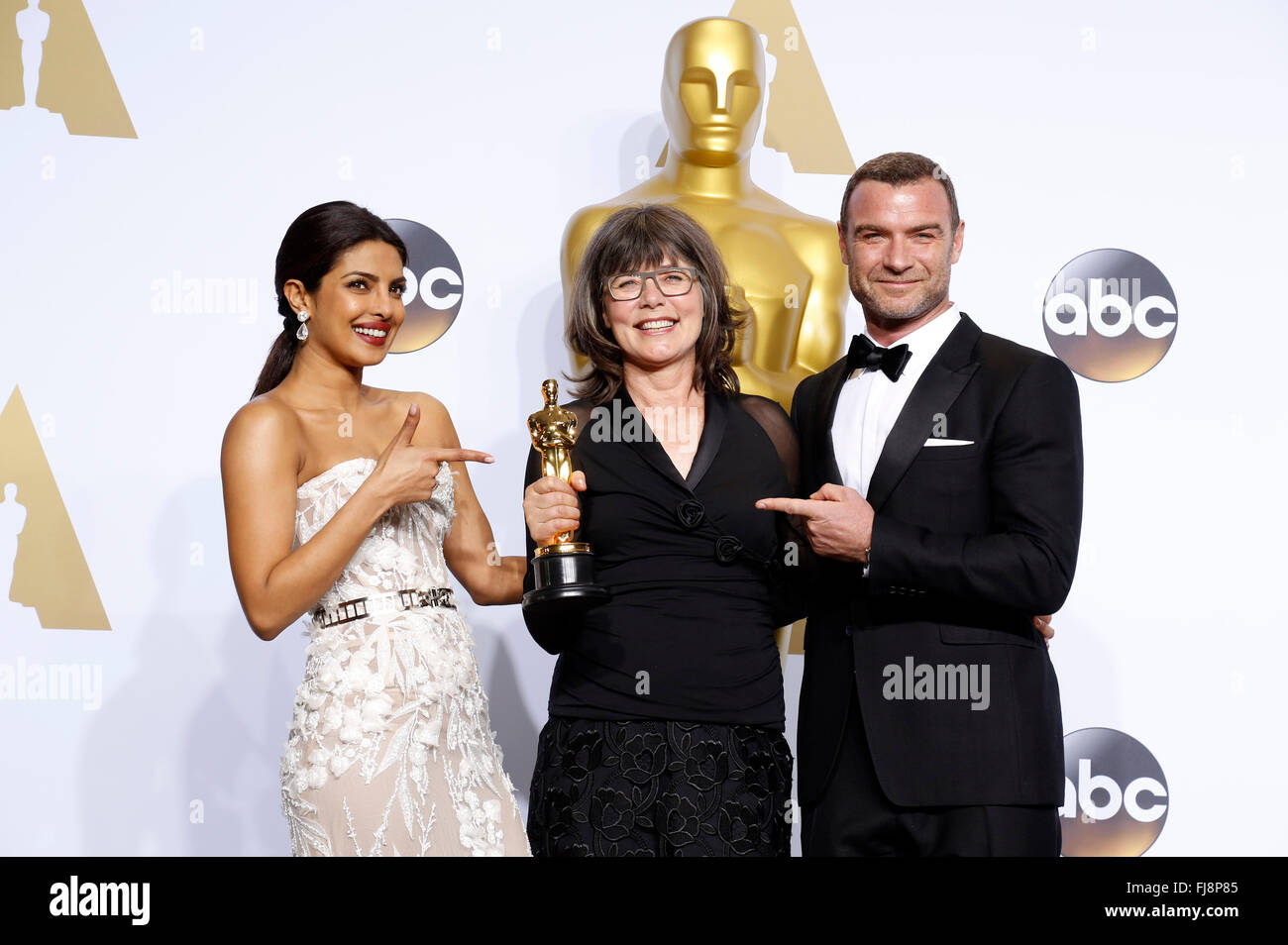 Hollywood, California. 28th Feb, 2016. Editor Margaret Sixel, winner of ...