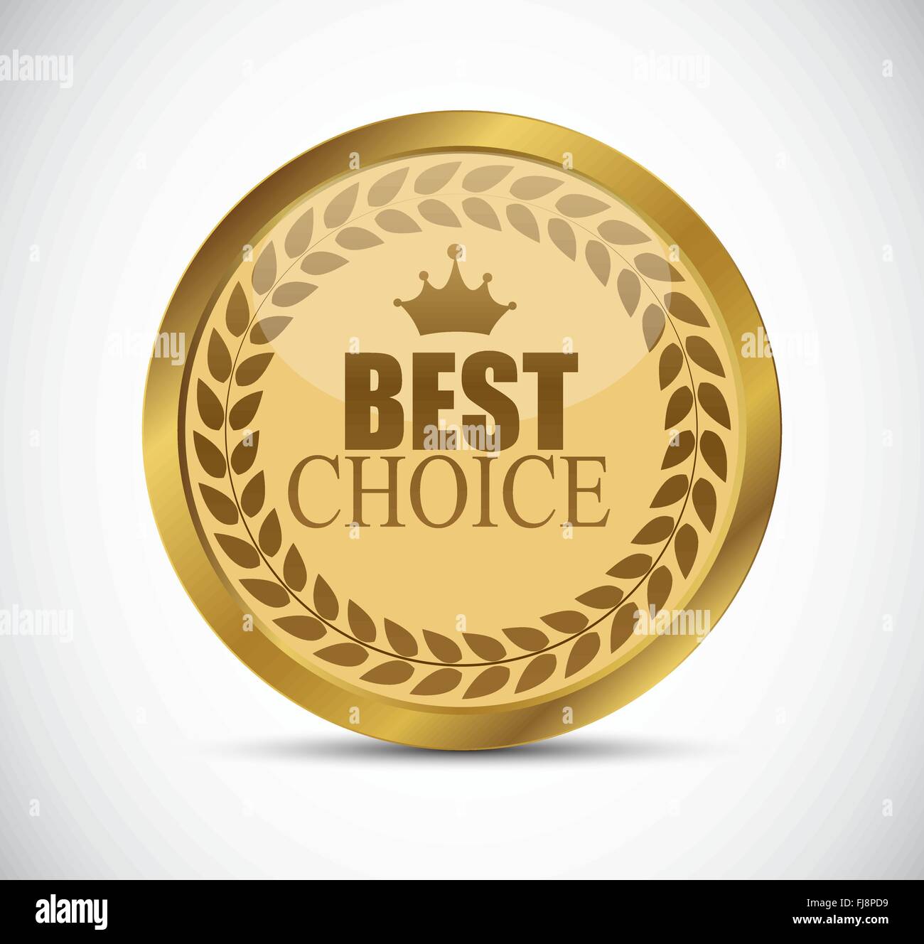 Gold Best Choice Label Vector Illustration Stock Vector Image & Art - Alamy