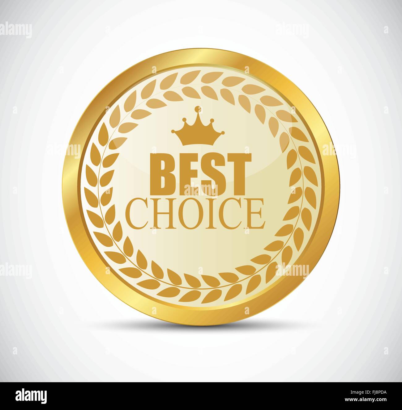 Gold Best Choice Label Vector Illustration Stock Vector Image & Art - Alamy
