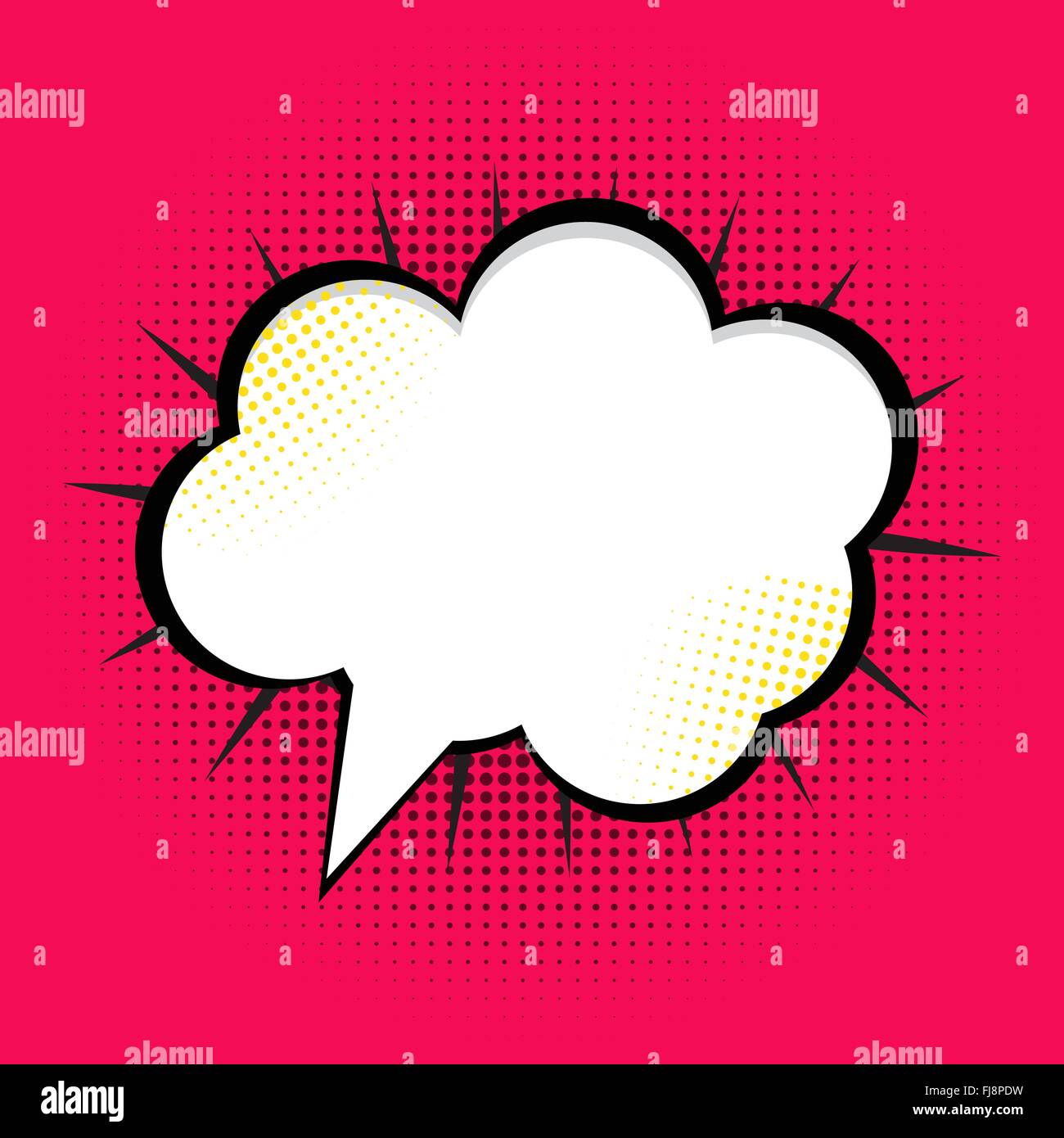 Speech Bubble Pop Art Background Stock Vector Image & Art - Alamy