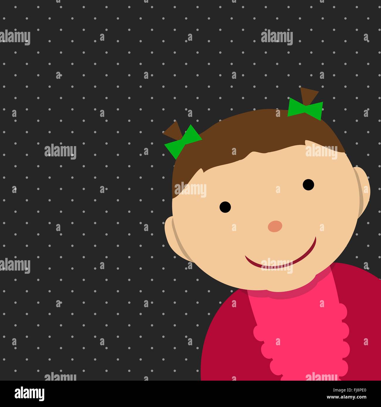 Vector Illustration for Newborn Girl Stock Vector Image & Art - Alamy