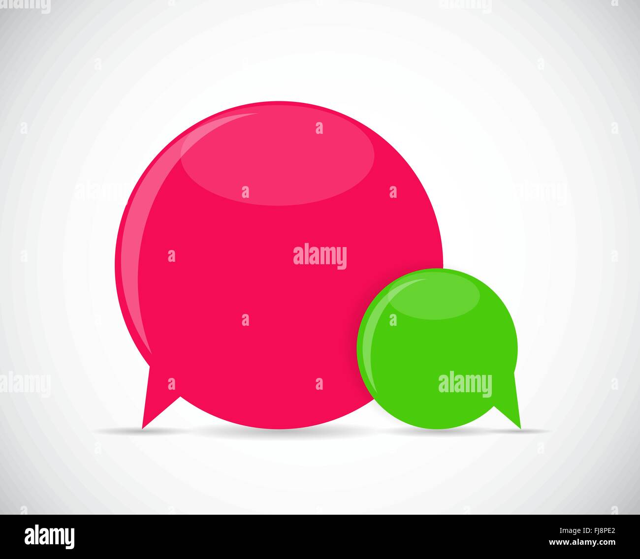 Speech Bubbles Vector Illustration Stock Vector Image & Art - Alamy