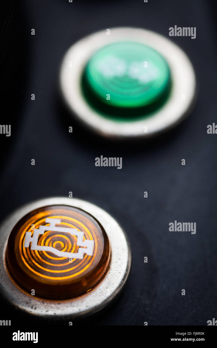 Check engine symbol on a motorcycle dashboard Stock Photo - Alamy