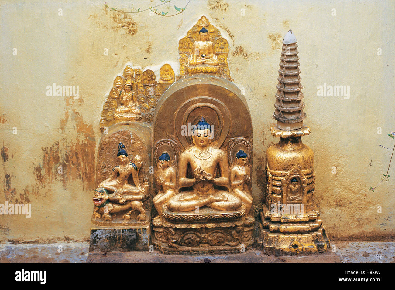 Buddha statue, india, asia Stock Photo - Alamy