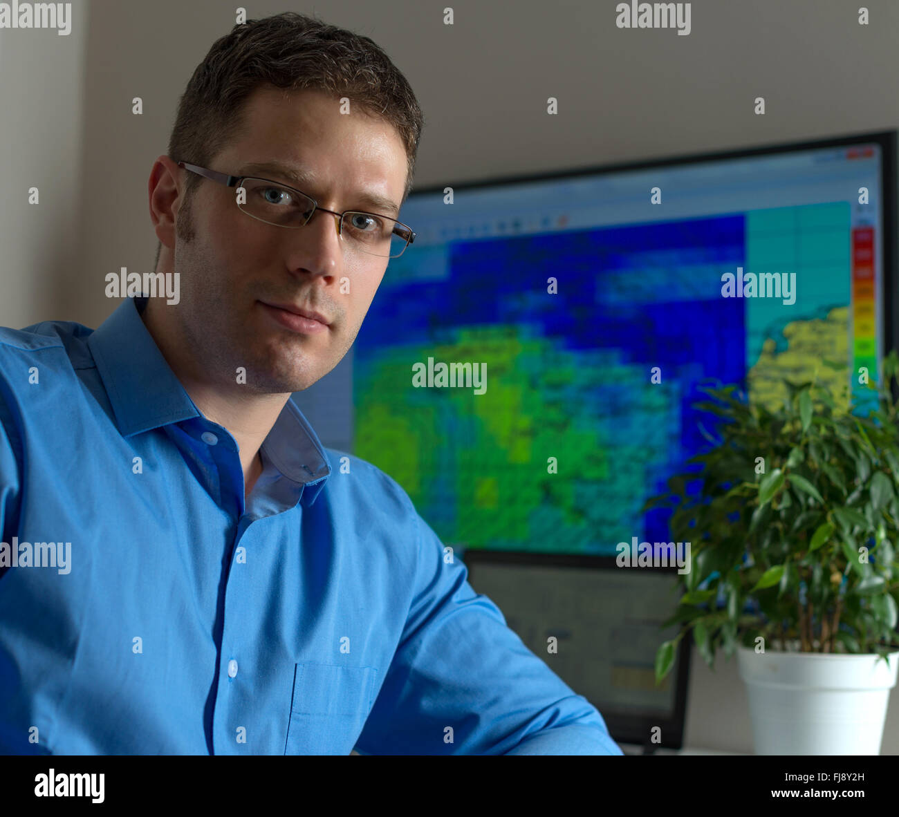 Meteorologist Computer High Resolution Stock Photography and Images - Alamy