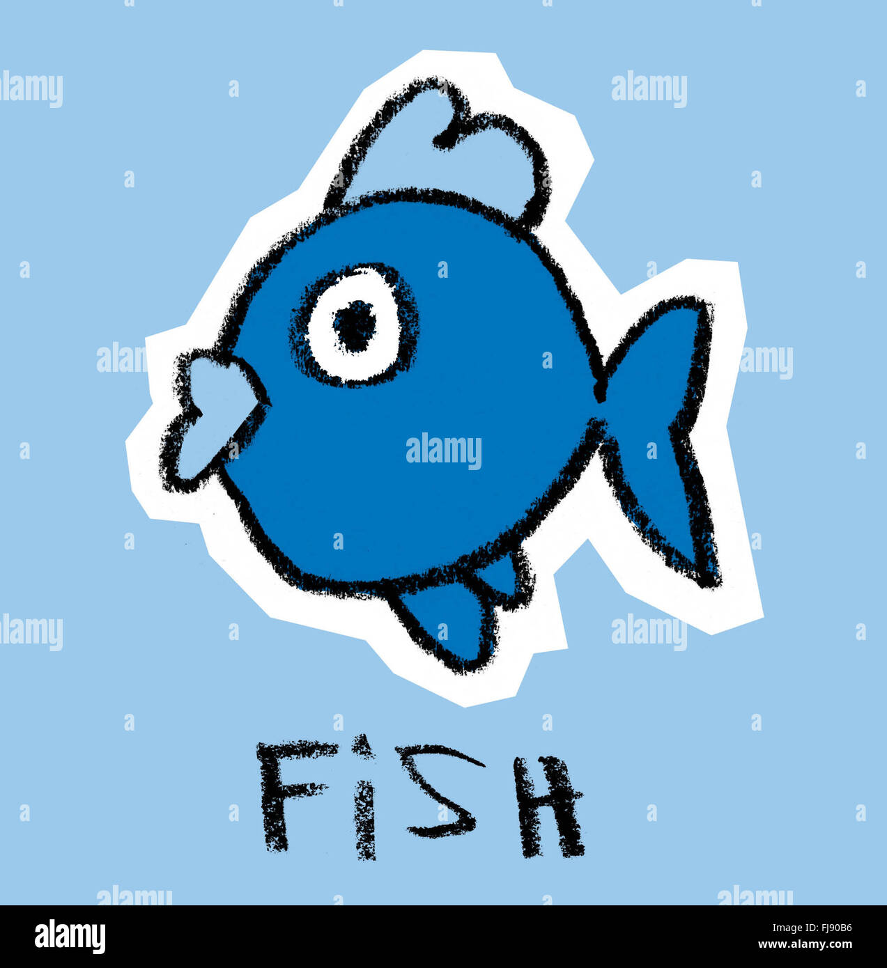 Simple fish hi-res stock photography and images - Alamy