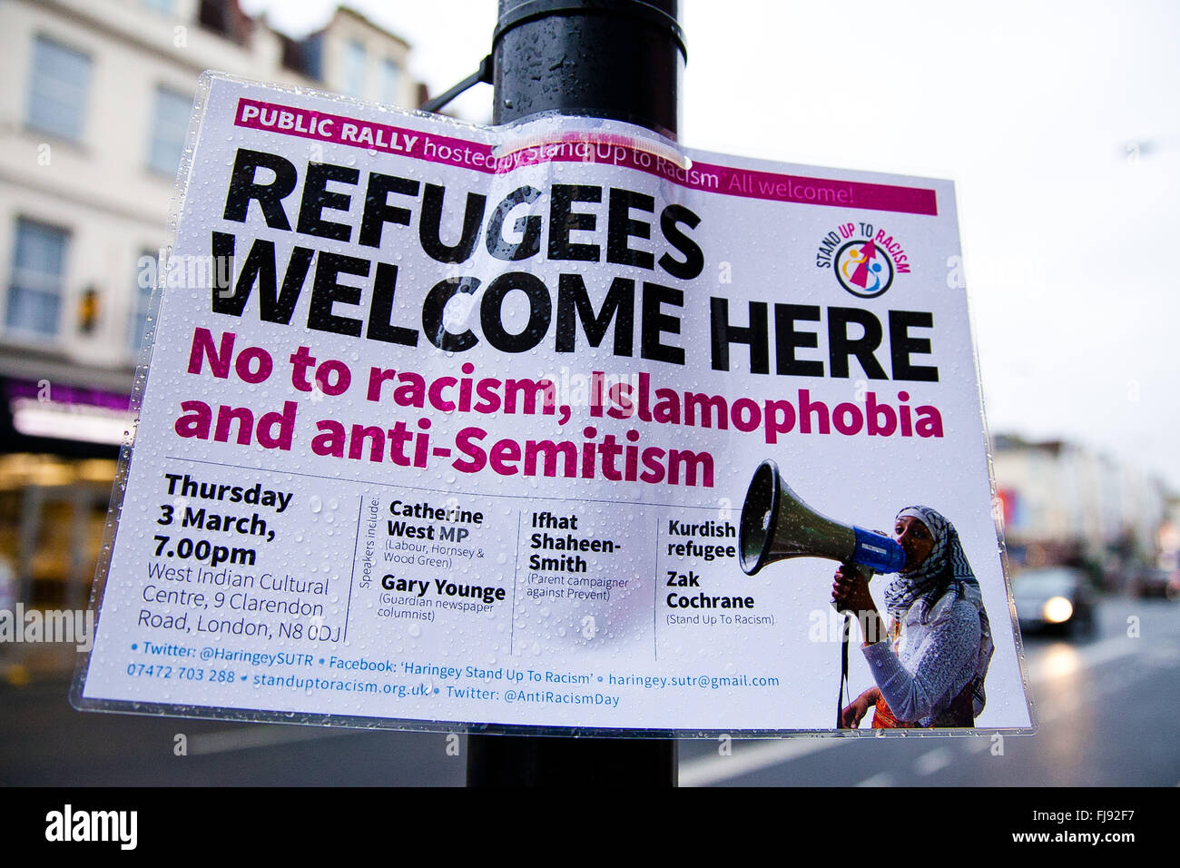 Anti racism poster hi-res stock photography and images - Alamy