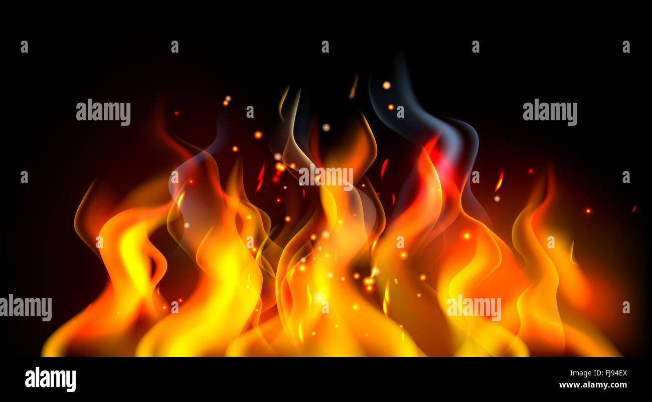 Cartoon flames hi-res stock photography and images - Alamy