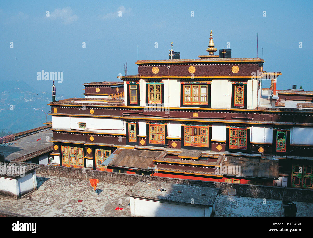 Rumtek monastery, gangtok, sikkim, india, asia Stock Photo - Alamy