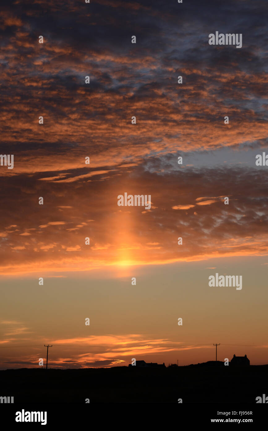 Weather phenomenon light pillar hi-res stock photography and images - Alamy