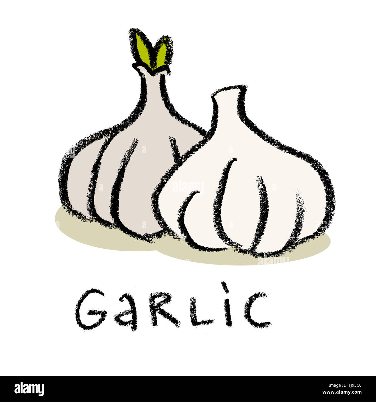 Garlic sign hi-res stock photography and images - Alamy