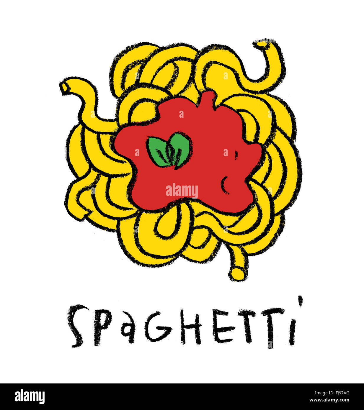 Spaghetti symbol hi-res stock photography and images - Alamy