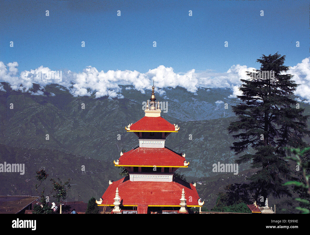 Buddhist monastery in sikkim, india, asia Stock Photo - Alamy