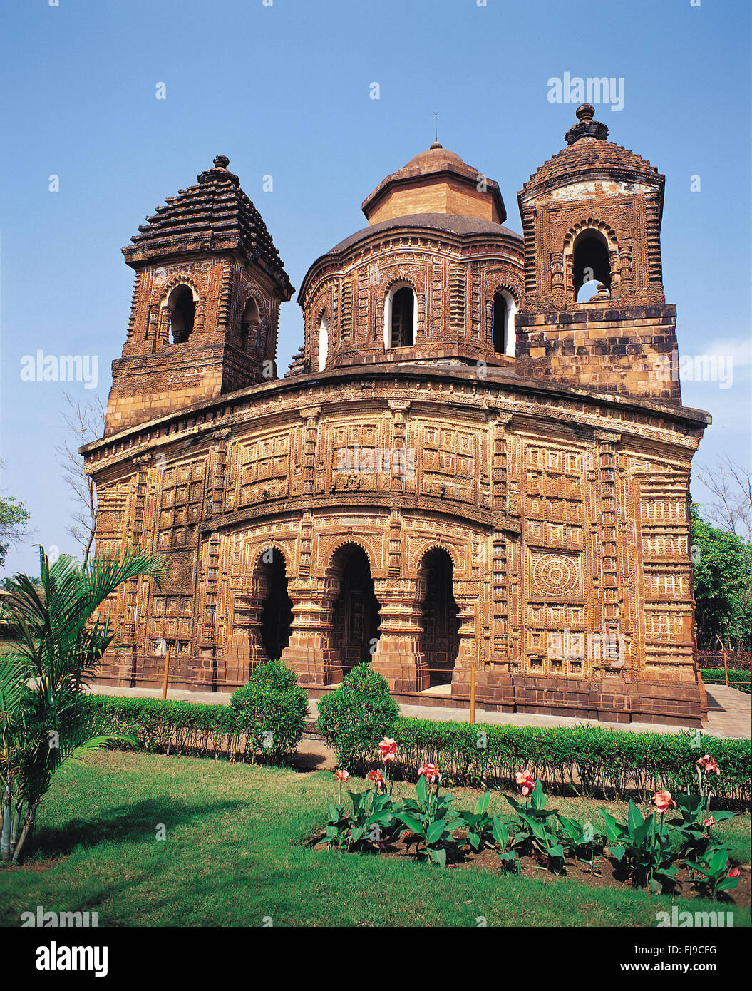 Terracotta temple, bishnupur, west bengal, india, asia Stock Photo - Alamy