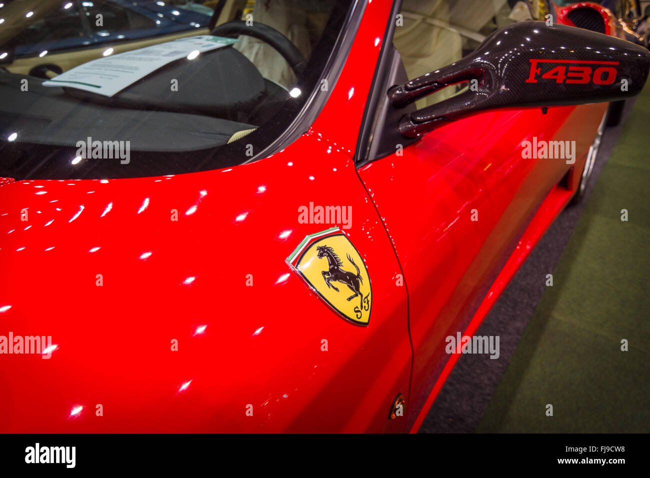 Ferrari close up hi-res stock photography and images - Alamy