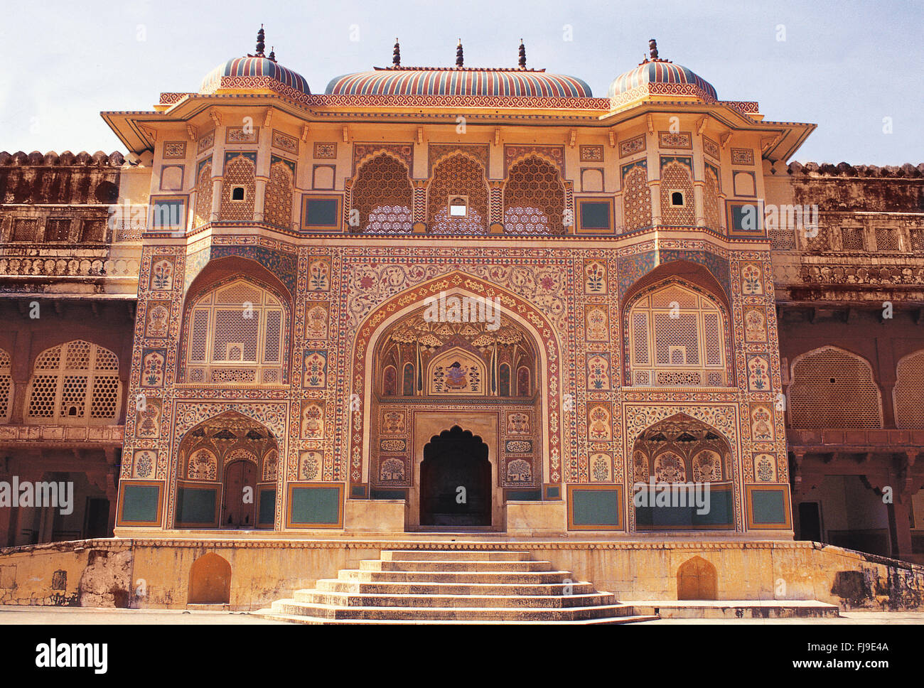 Ganesh pol amber fort, jaipur, rajasthan, india, asia Stock Photo - Alamy