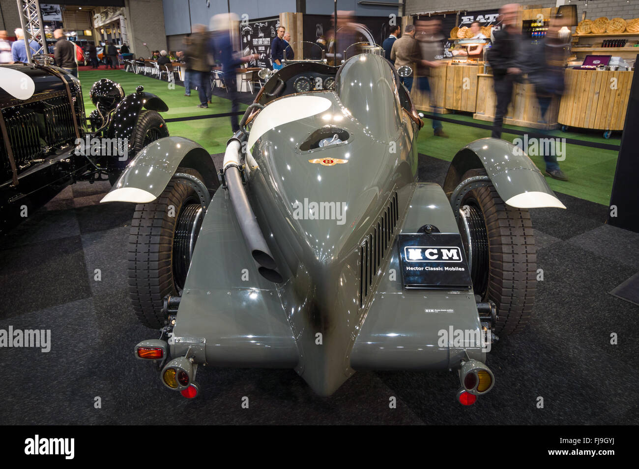 Vintage car Bentley 3/8 racer (built on the chassis Bentley Mark VI ...