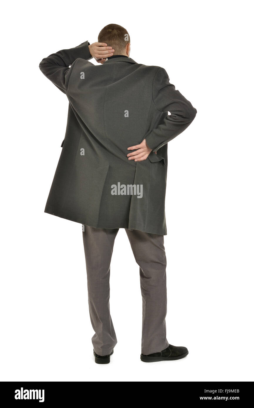 Man in coat Stock Photo - Alamy