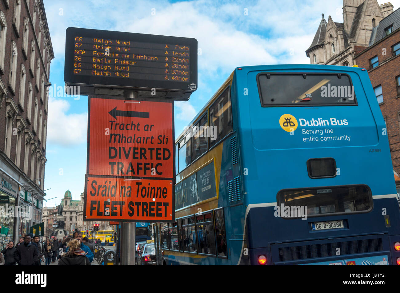 Dublin Bus Sign High Resolution Stock Photography and Images - Alamy