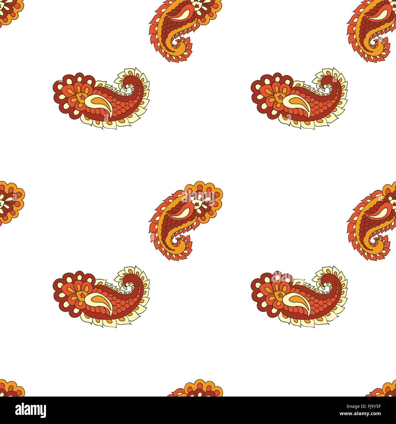 Seamless paisley pattern Stock Vector Image & Art - Alamy