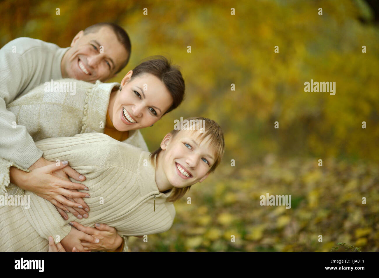 Nice happy family Stock Photo - Alamy