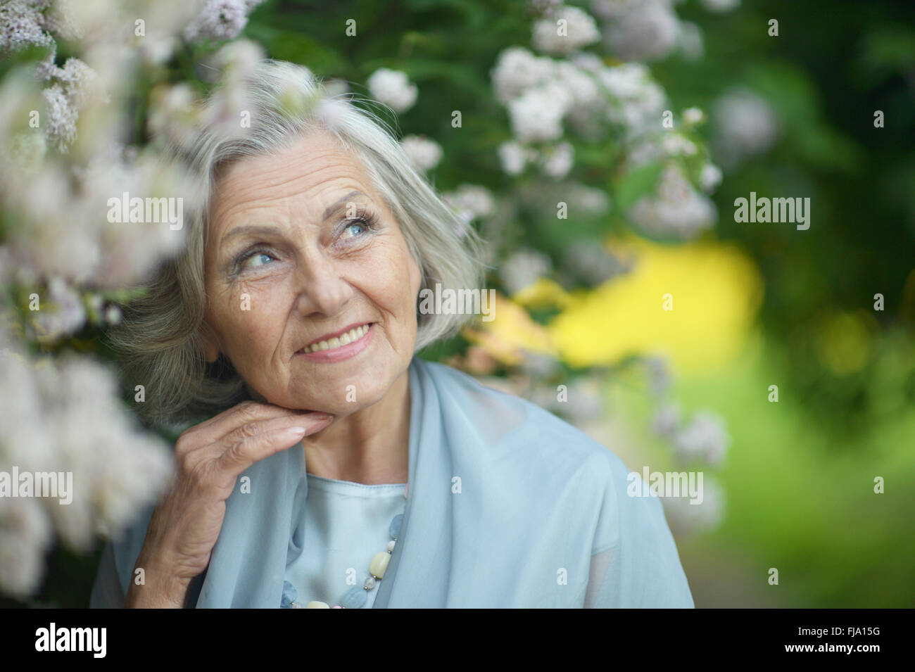 beautiful senior woman Stock Photo - Alamy