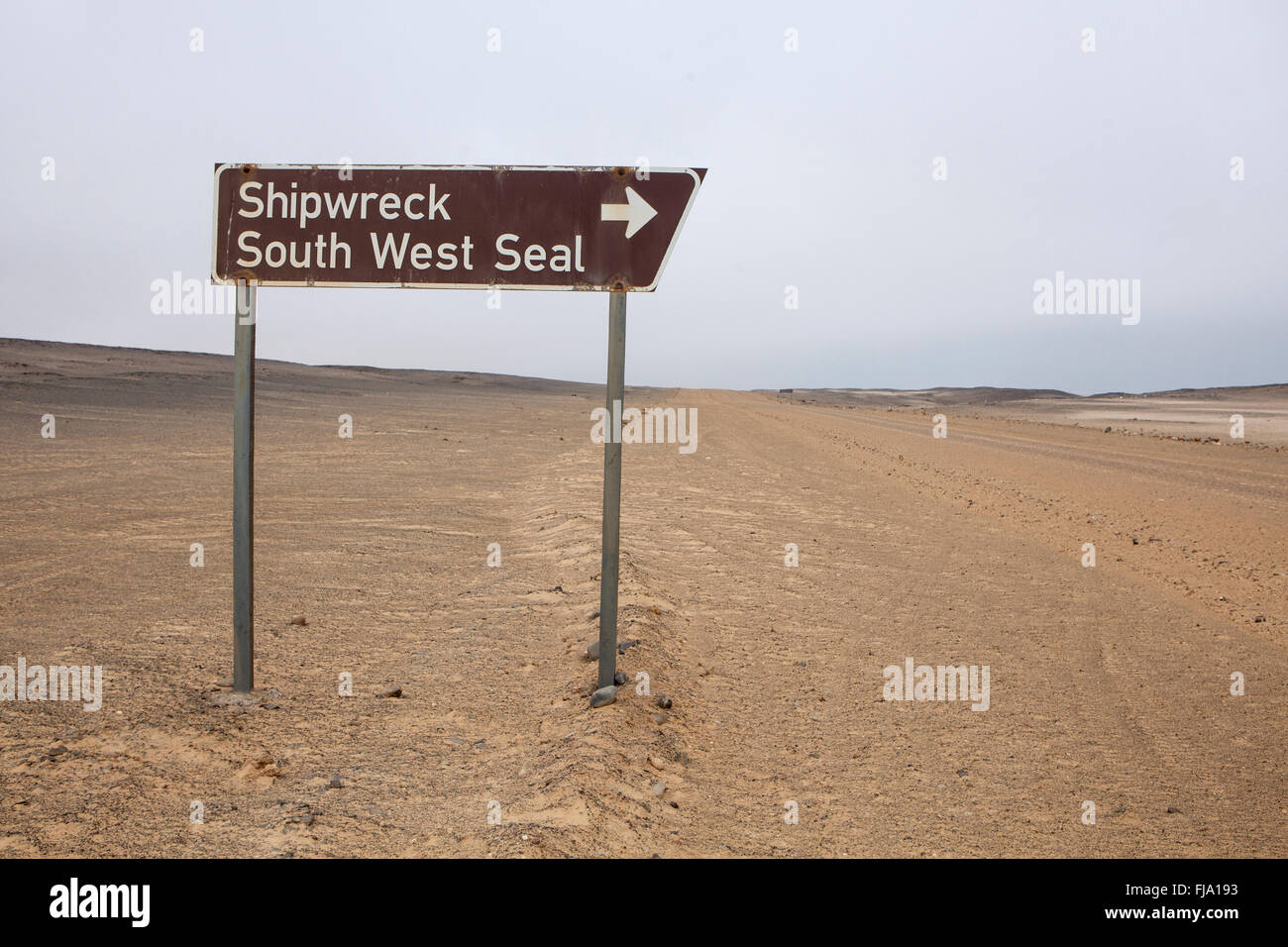 Sign to a shipwreck Stock Photo - Alamy