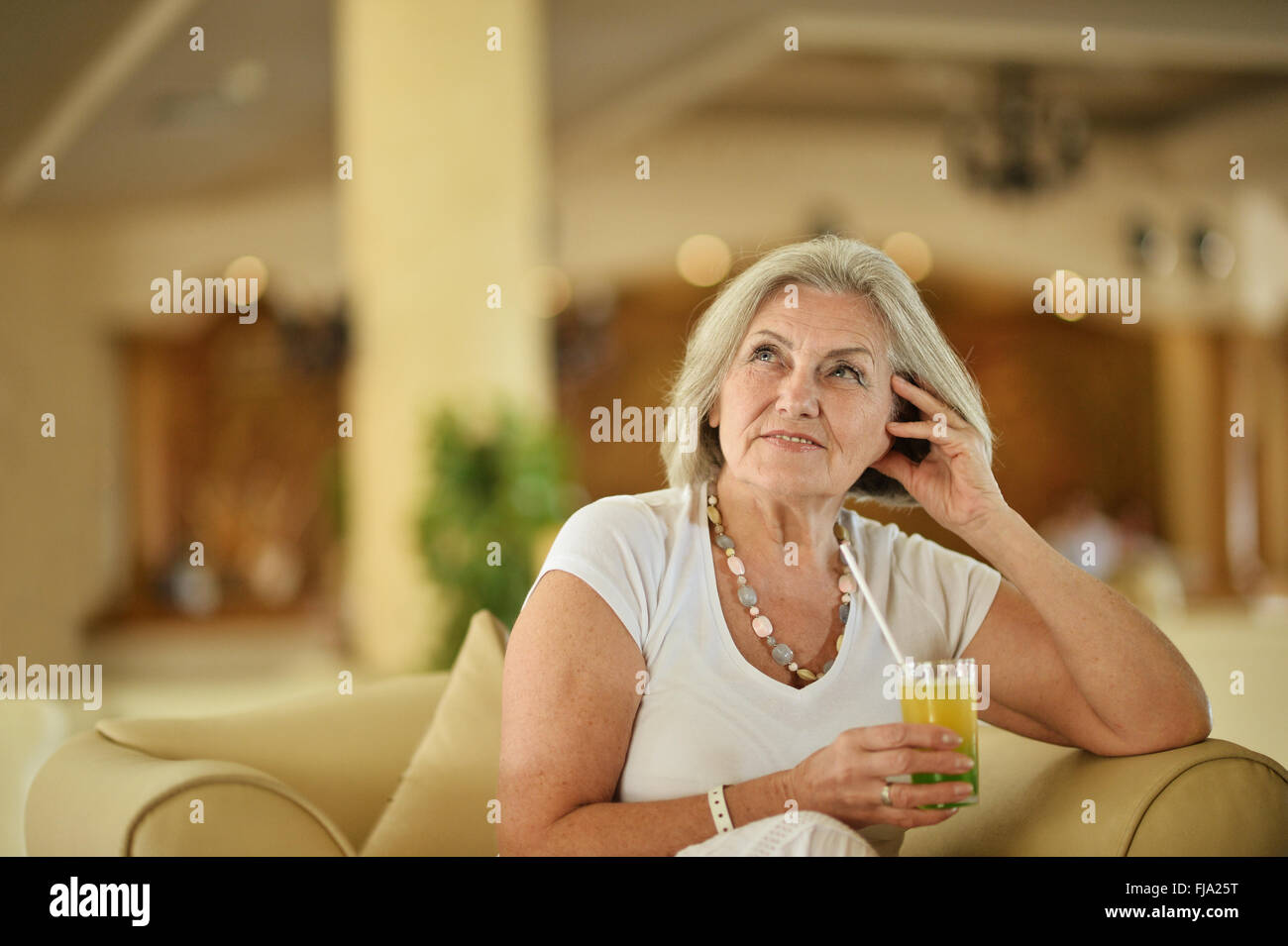 Nice senior woman Stock Photo - Alamy