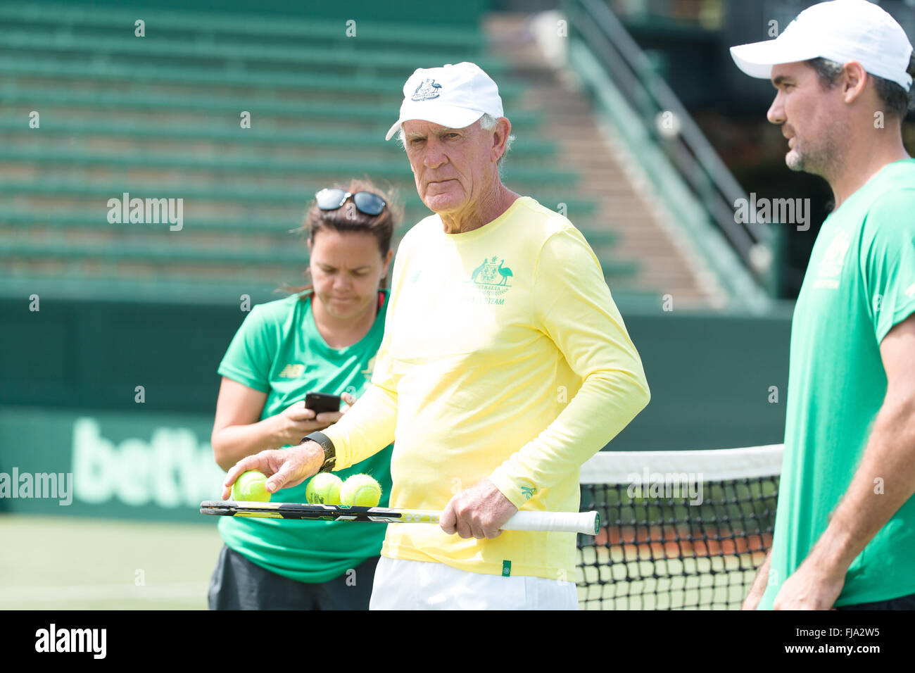 Melbourne, Australia. 1st Mar, 2016. Tony Roche from the Australian ...