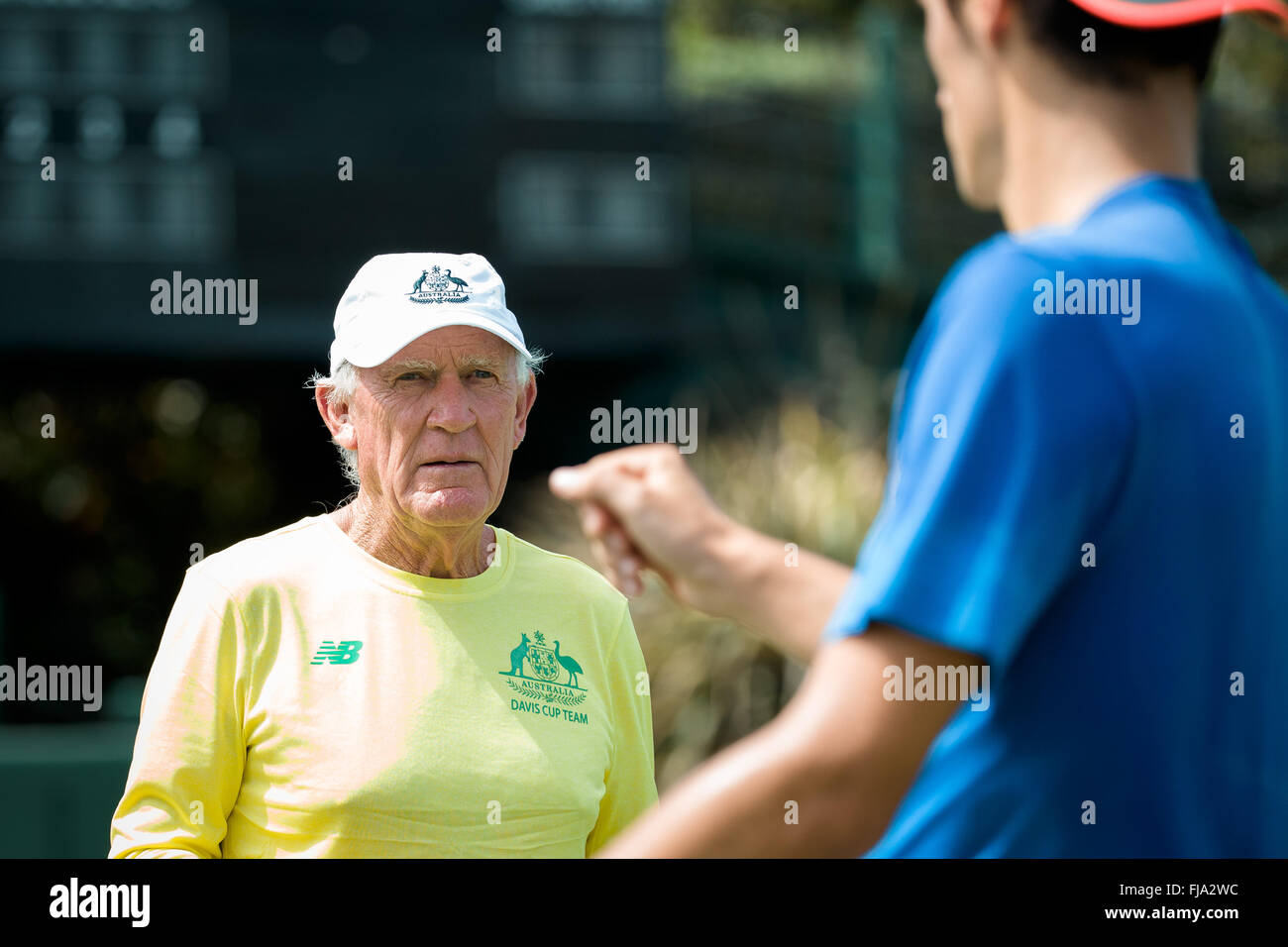 Melbourne, Australia. 1st Mar, 2016. Tony Roche from the Australian ...