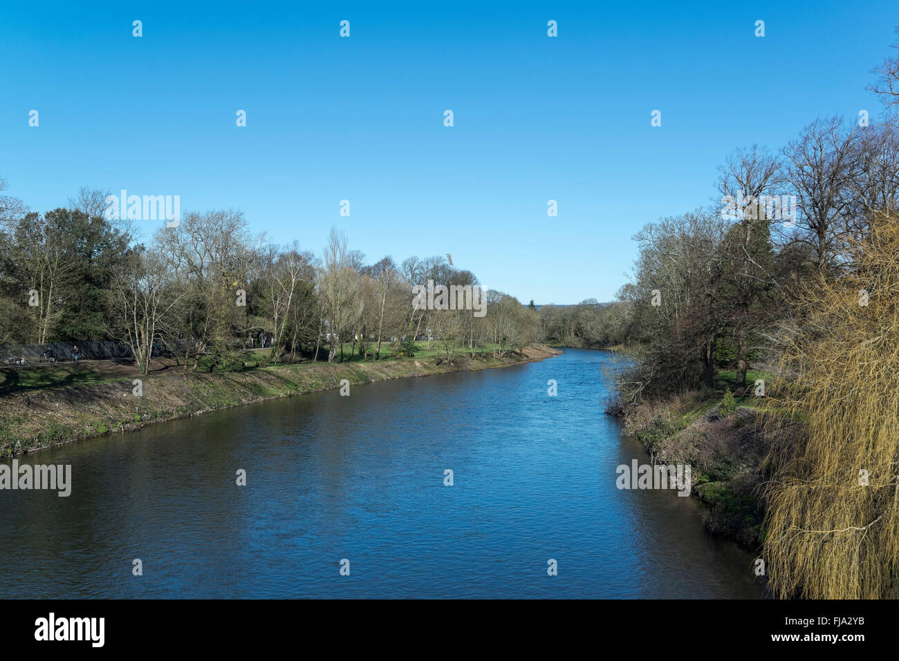 The River Taff flowing through Bute Park, Cardiff Stock Photo - Alamy