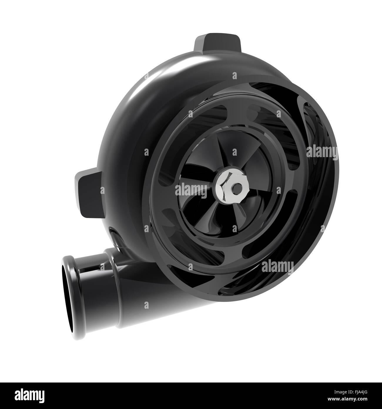 Turbo Compressor 3D render Stock Photo - Alamy