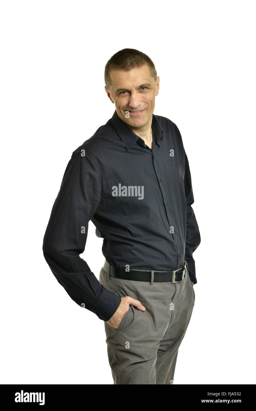 Portrait of Confident man Stock Photo - Alamy