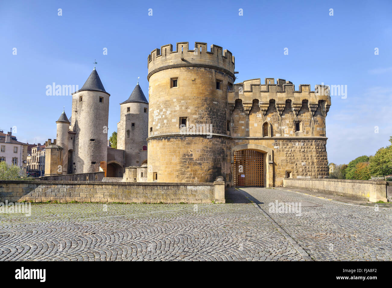 Porte des Allemands (German's Gate) in Metz Stock Photo - Alamy