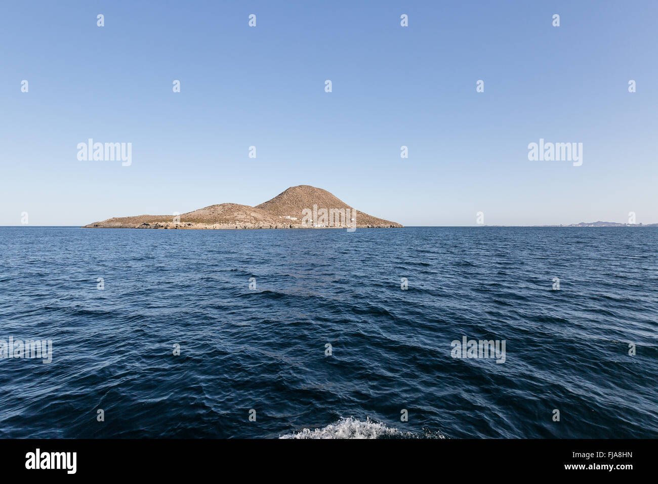 Isla Grosa - Spanish island near La Manga Stock Photo - Alamy